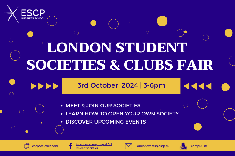 London Student Societies & Clubs Fair 2024 Highlights | ESCP Business School
